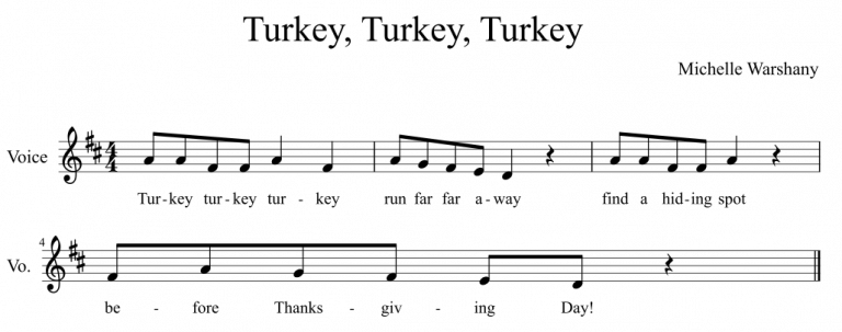 Turkey, Turkey, Turkey! - The Musical Rose