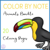 Color by Note Animals Discounted Bundle - The Musical Rose