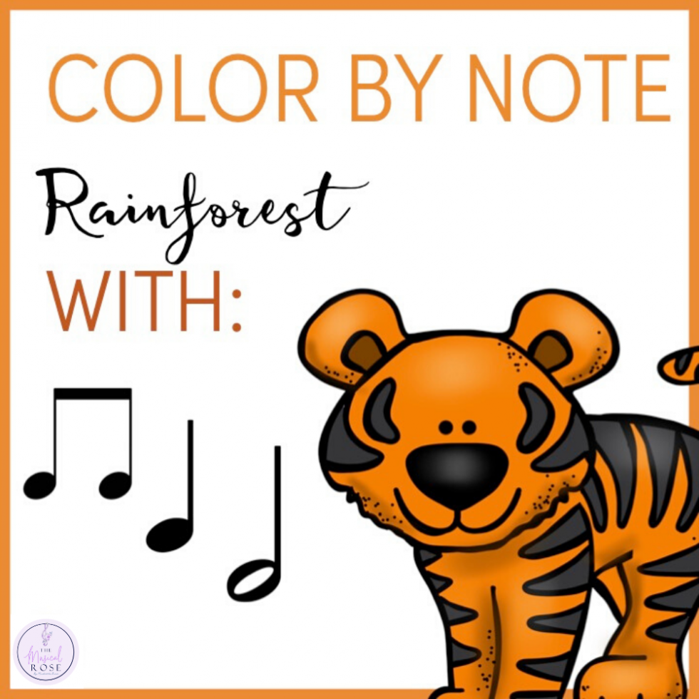 Color by Note Animals Discounted Bundle - The Musical Rose