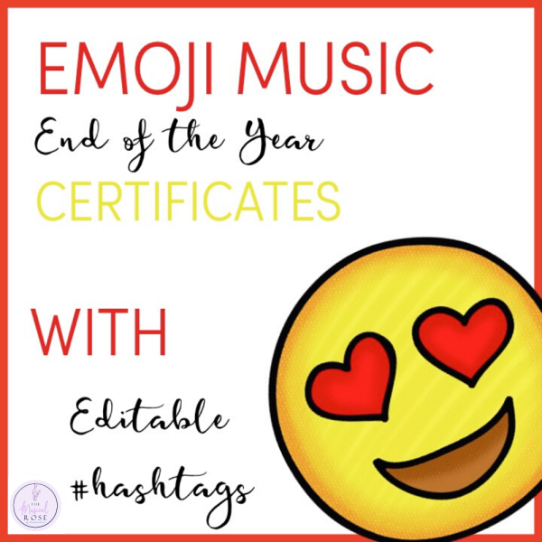 Emoji Themed End of Year Music Awards with Editable Hashtags - The ...