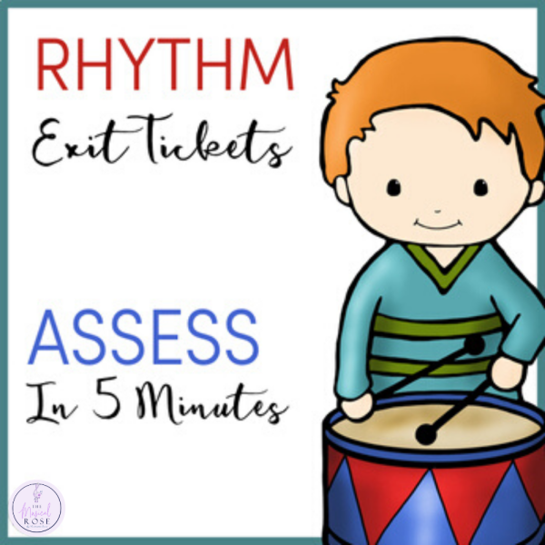 Rhythm Exit Tickets/Slips - The Musical Rose